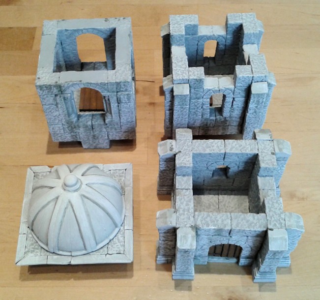 Middle Earth buildings - Hirst Arts